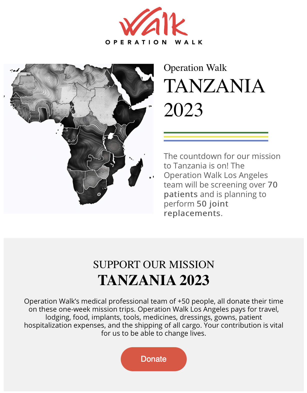 Operation Walk Los Angeles Newsletter - Operation Walk