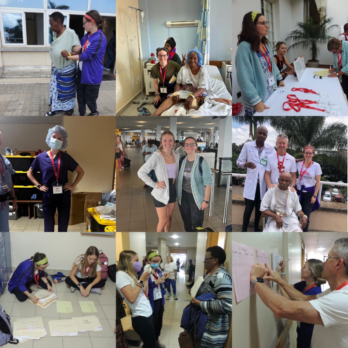 Hands-On Learning Student Volunteers - Operation Walk